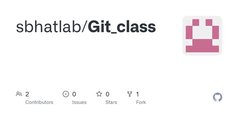 Github Sbhatlabgitclass
