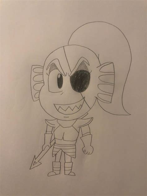 Chibi Extra Undyne By Ultimatesaiyaneddy On Deviantart