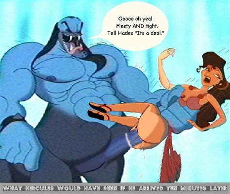 Rule 34 Centaur Clothing Disney Hercules Disney Megara Nessus Penis