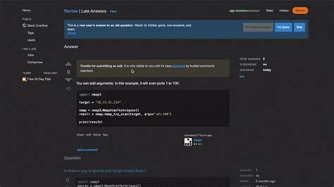canceling or editing an edit after suggesting it in the late answers