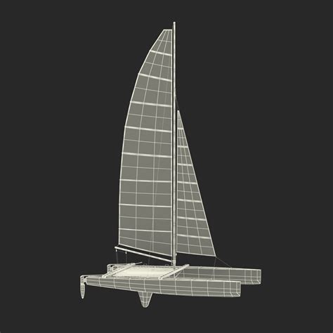 International Class Catamaran Generic 3d Model