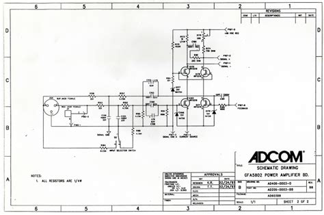 Adcom Schematics Electronic Service Manuals Adcom Schematics Electronic Service Manuals
