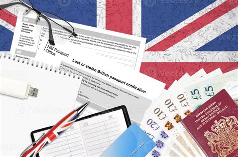 English Form Ls01 Lost Or Stolen British Passport Notification From Hm