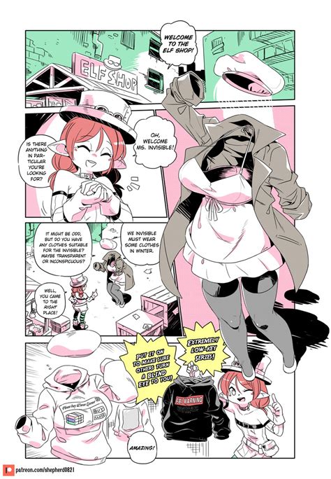 Shopkeeper And Ms Invisible Original And More Drawn By Shepherd Danbooru