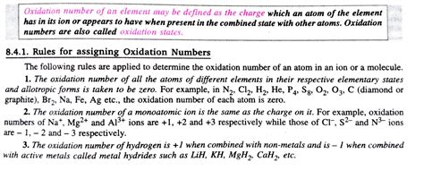 SOLUTION Oxidation Numbers And Rules Studypool