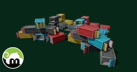 Modular Containers Pack 3d Industrial Unity Asset Store