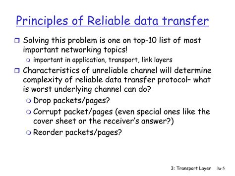 PPT Principles Of Reliable Data Transfer PowerPoint Presentation Free Download ID