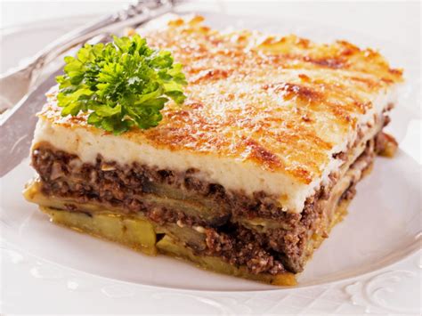 Moussaka Beilagen Original Griechische Moussaka Ptjccv