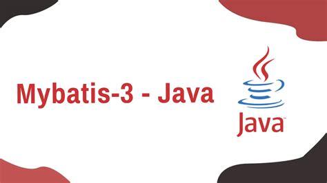 Mybatis 3 Mybatis Sql Mapper Framework For Java