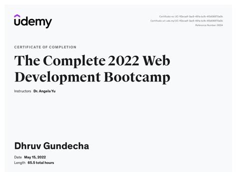 Dhruv Gundecha On Linkedin Udemy Course Completion Certificate