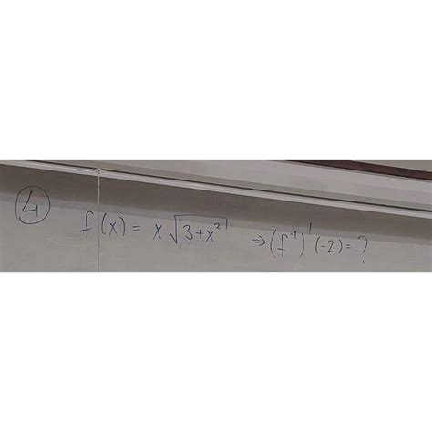 Solved Find The Inverse Chegg Com