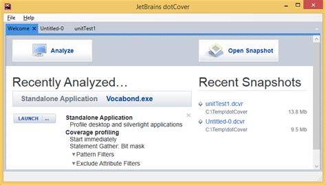 Dotcover Standalone Application Dotcover Documentation