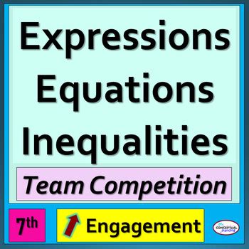 Simplifying Expressions Solving Equations Inequalities Fun Review Game Activity