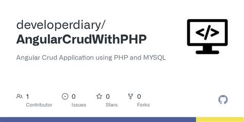 github developerdiary angularcrudwithphp angular crud application