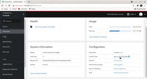 Manage Rocky Linux 8 Server Using Cockpit Web Console Computingforgeeks