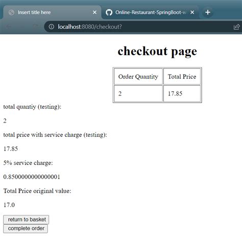 github kumori7 online restaurant springboot with html online