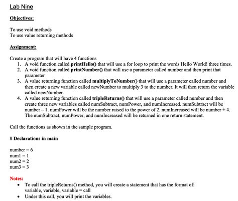 Solved Assignment Create A Program That Will Have Chegg