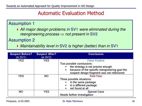 Ppt Towards An Automatic Approach For Quality Improvement In Object
