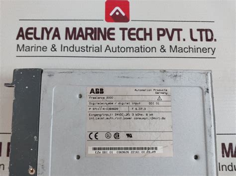 Abb Ddi 01 Digital Input Module 24v Aeliya Marine
