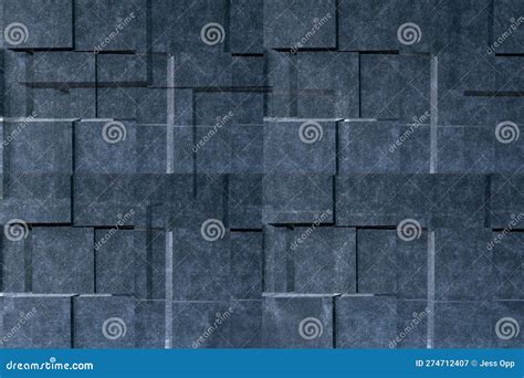 Abstract Texture Background Of Culled Concrete Cubes Texture