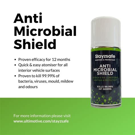 Anti Microbial Shield Spray For Car Air Conditioning And Interiors