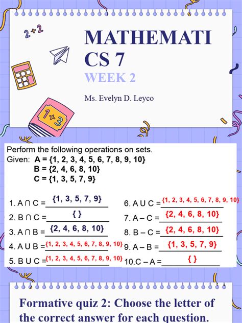 Math 7 Operationof Sets Day 2 Pdf Mathematical Logic Logic