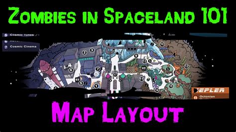 Zombies 101 Zombies In Spaceland 101 Map Layout Perk Locations Magic Wheel Locations