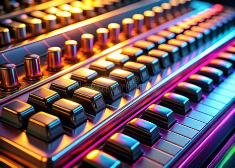 Detailed Closeup Of A Realistic 3d Stenotype Keyboard Rendering A Deep