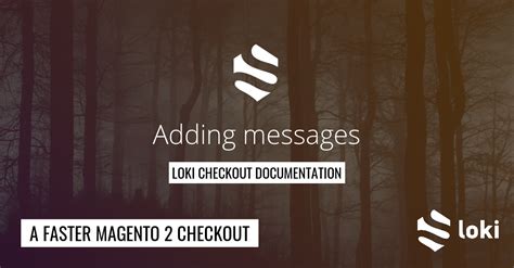 Adding Messages Loki Checkout Documentation Created By Yireo