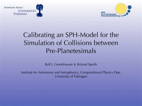 Calibrating A Smoothed Particle Hydrodynamics Model For The