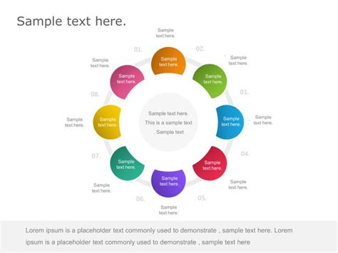 Blue Hexagonal Step Infographic Diagram Presentation Template