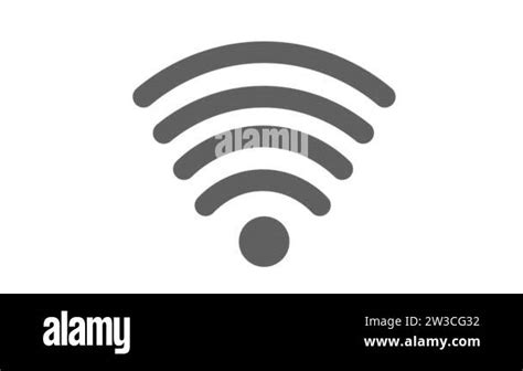Wifi Icon Flashes Video K Animation Wifi Symbol Motion Design For