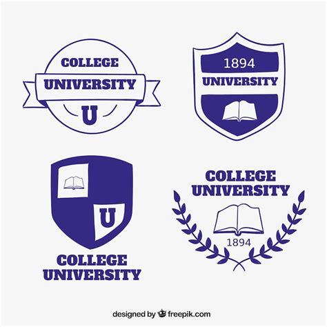 고등학교 로고 벡터 Freepik에서 무료 고품질 벡터를 다운로드하세요 Freepik