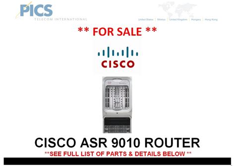 Cisco Asr 9010 Router For Sale Telecomcauliffe