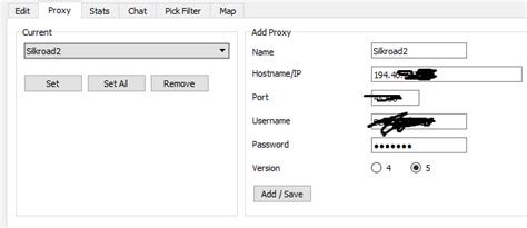 any advice to set phbot with proxy testing projecthax