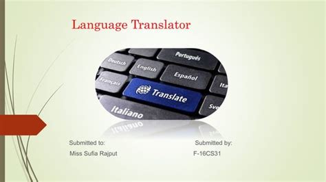 Computer Language Translator Pptx