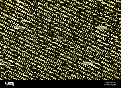 Javascript Code In Text Editor Coding Cyberspace Concept Screen Of Web Developing Javascript