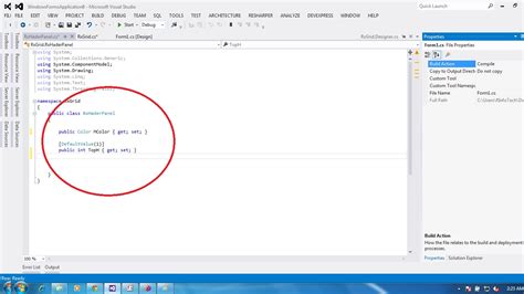 C Vs Property Grid Not Showing Class Properties Stack Overflow