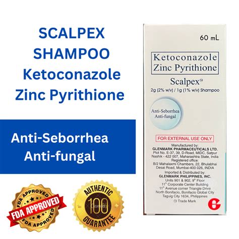 Scalpex Anti Dandruff Shampoo 60ml Shopee Philippines