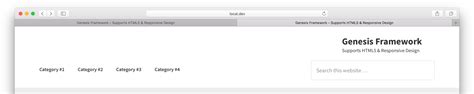 Primary Nav And Header Right Below Logo In Genesis Sridhar Katakam