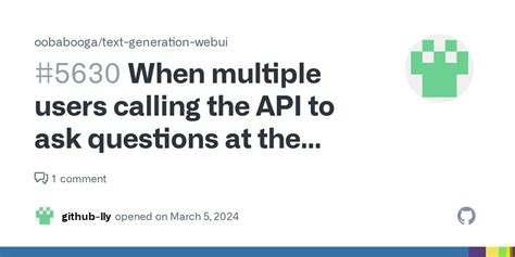When Multiple Users Calling The Api To Ask Questions At The Same Time