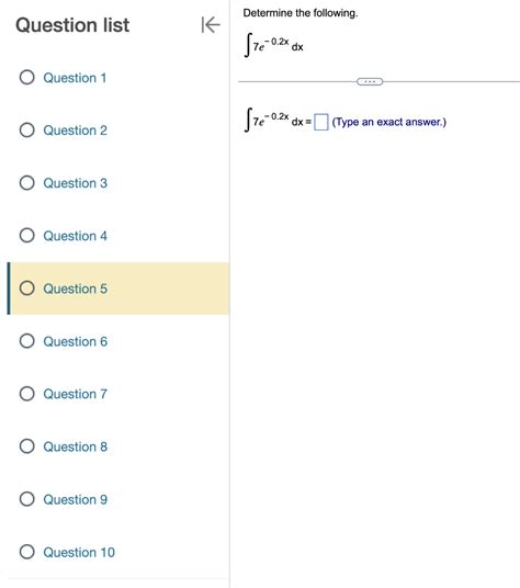 Solved Question List K Determine The Following Question Chegg