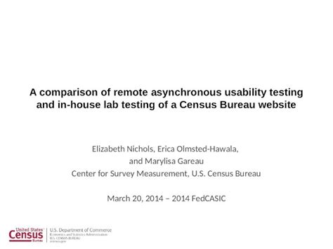 pptx a comparison of remote asynchronous usability testing and in