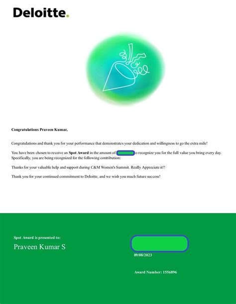 Praveen Kumar S On Linkedin Deloitteusi Rewardsandrecognition Spotaward