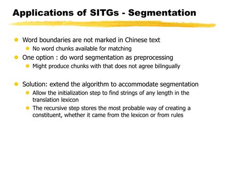 Ppt Stochastic Inversion Transduction Grammars Dekai Wu Powerpoint Presentation Id 317375