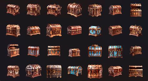 Treasure Chests PNG Set In D Assets UE Marketplace