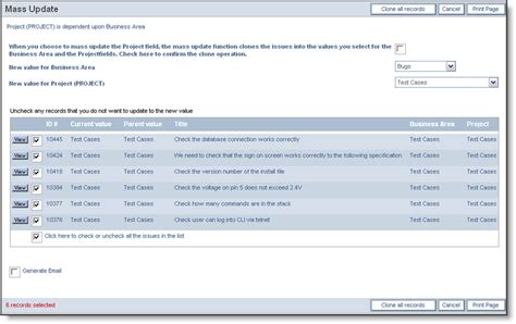 Cloning Issues From A Report Product Documentation