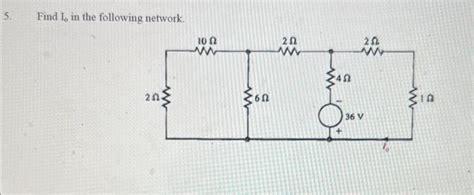 Solved Find I0 In The Following Network Chegg Com