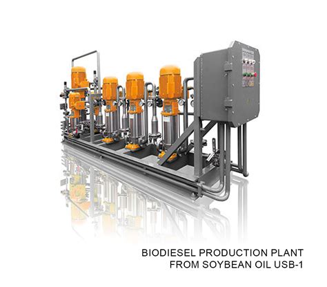 Biodiesel Production Plant From Soybean Oil Usb 1 Globecore