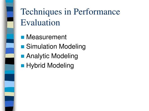 Ppt Computer System Performance Evaluation Introduction Powerpoint Presentation Id4117835